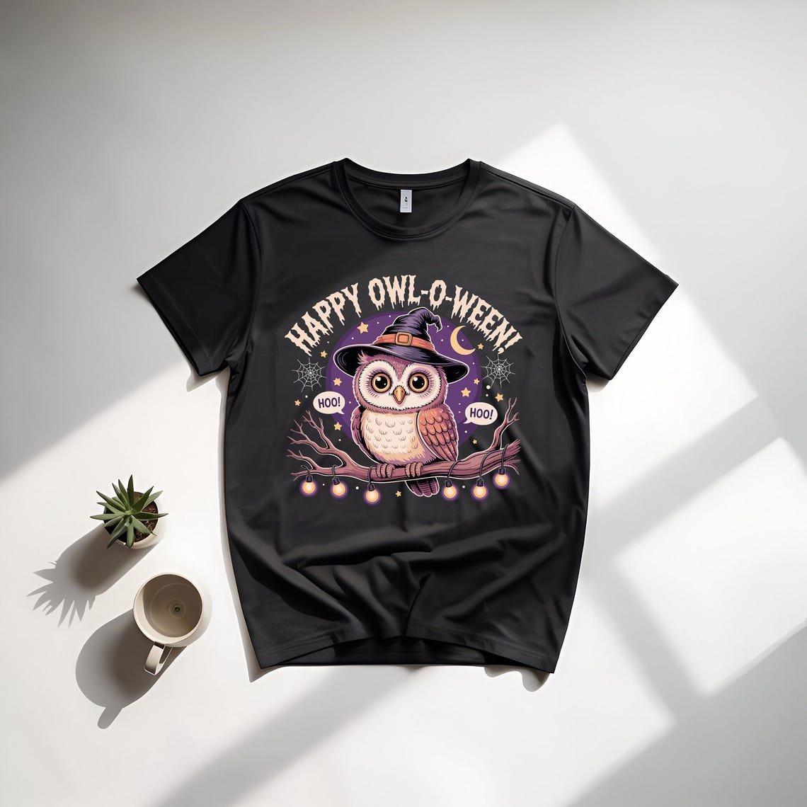 Happy Owl-o-ween SVG PNG | Spooky Owl Halloween Design (digital ...