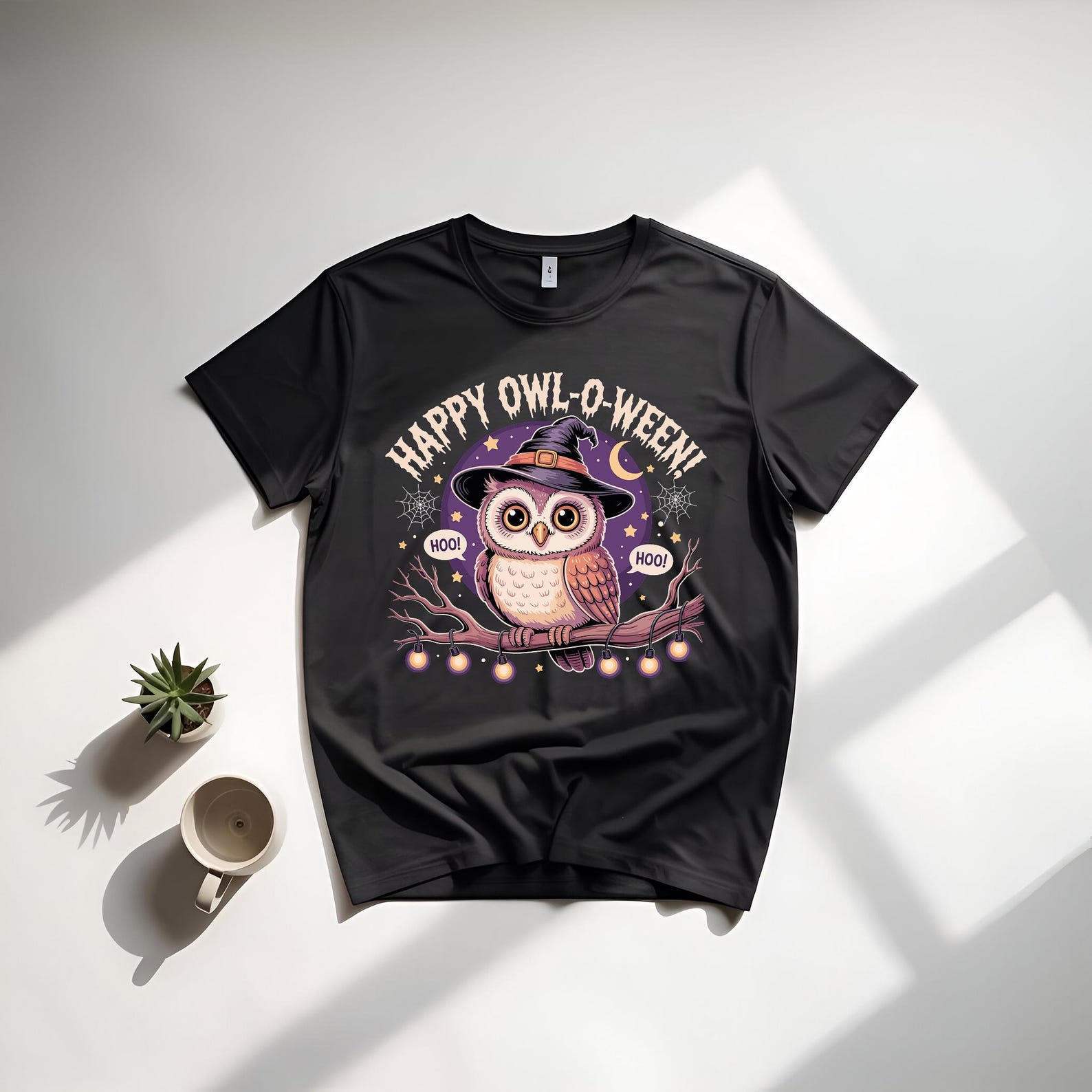 Happy Owl-o-ween SVG PNG | Spooky Owl Halloween Design (digital ...