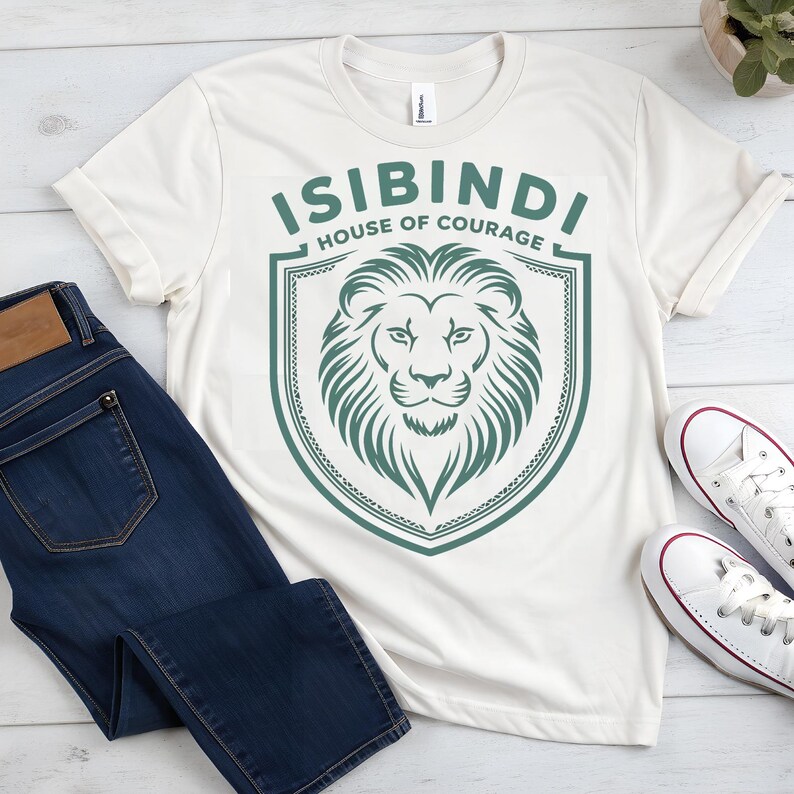 Isibindi House of Courage SVG PNG | Lion Crest Brave Strength Design ...