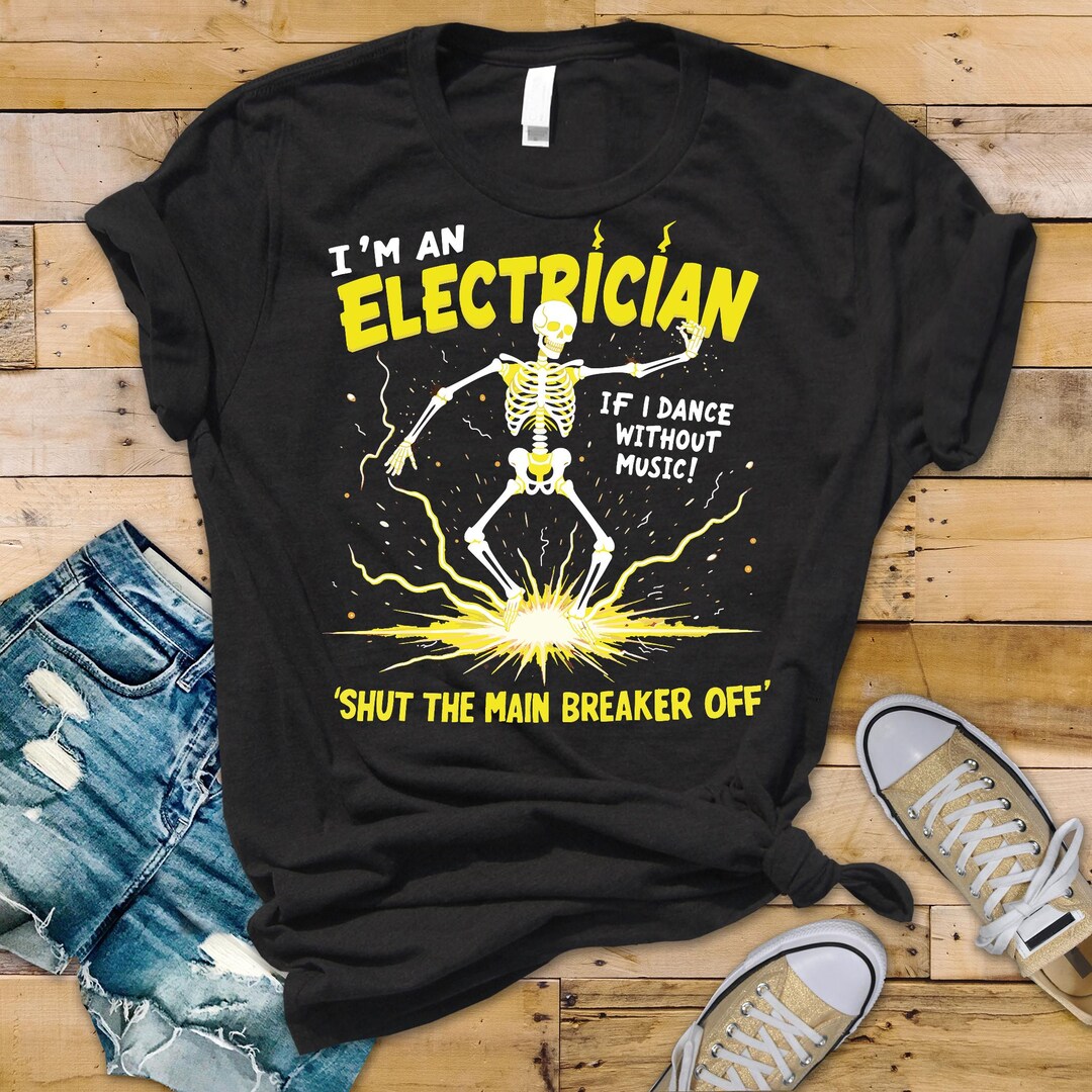 Funny Electrician Skeleton Quote | SVG PNG Clipart - Etsy