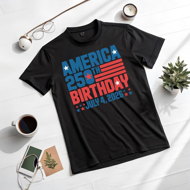 USA 250th Anniversary PNG 2026 | America 250 Birthday | July 4th ...