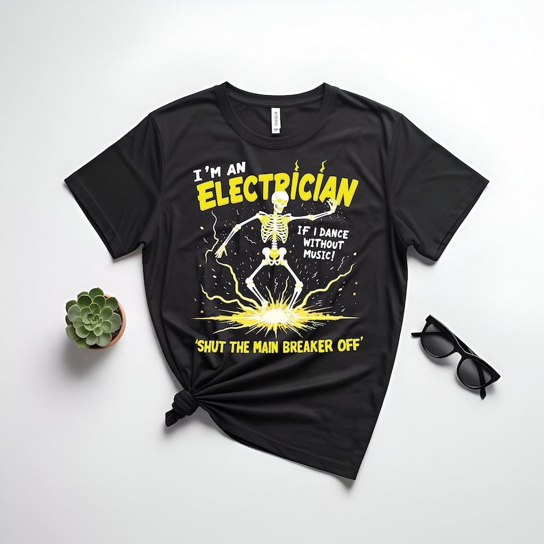 Funny Electrician Skeleton Quote | SVG PNG Clipart - Etsy