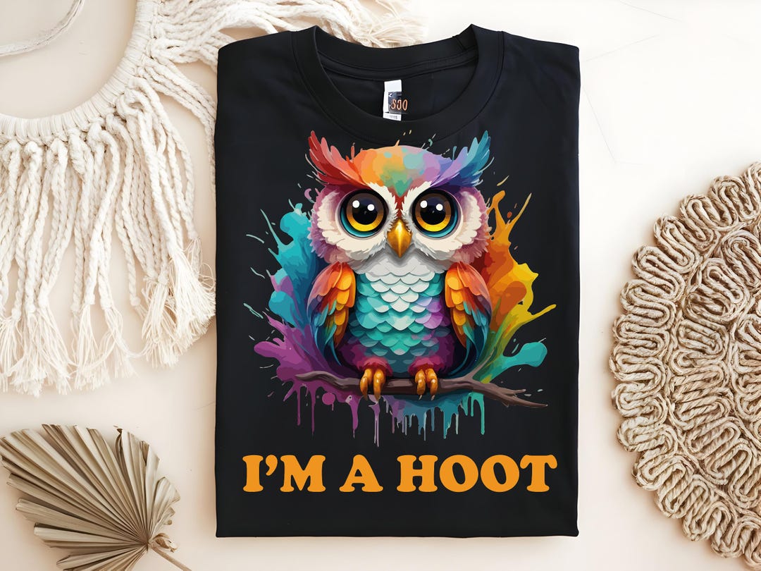 I’m A Hoot SVG PNG | Colorful Owl Design | Funny Whimsical Animal ...