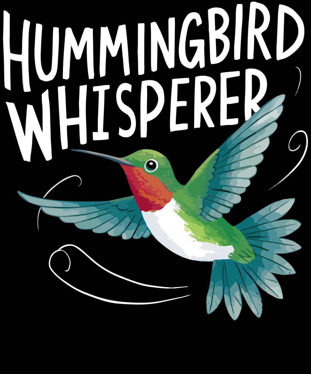 Hummingbird Whisperer Clipart | Nature Lover Design (SVG PNG) - Etsy