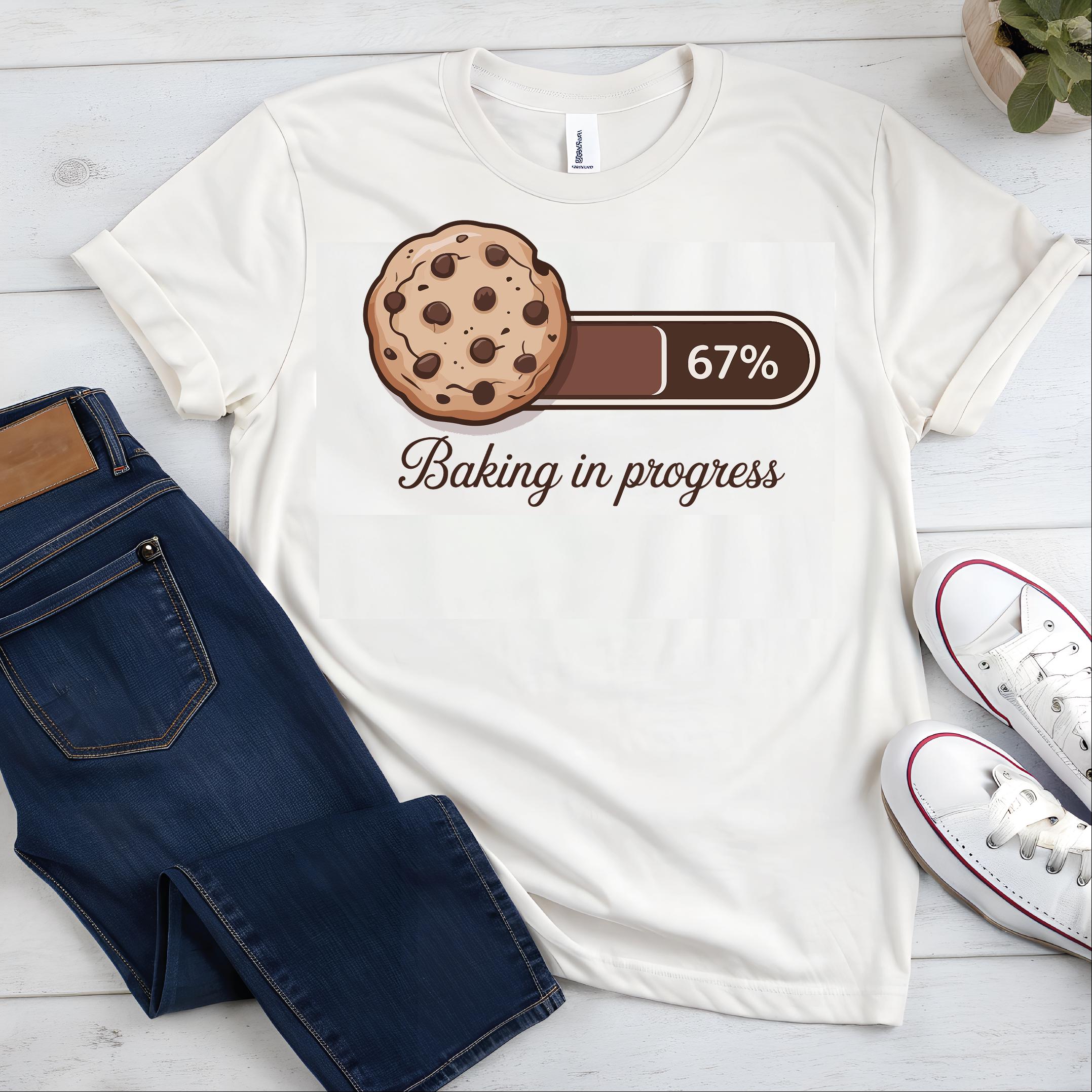 Baking in Progress SVG PNG | Chocolate Chip Cookie Loading Bar | Funny ...