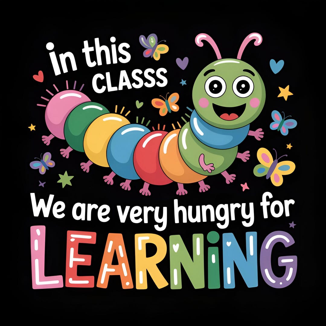 Hungry for Learning SVG PNG | Classroom Teacher Quote Design | School ...