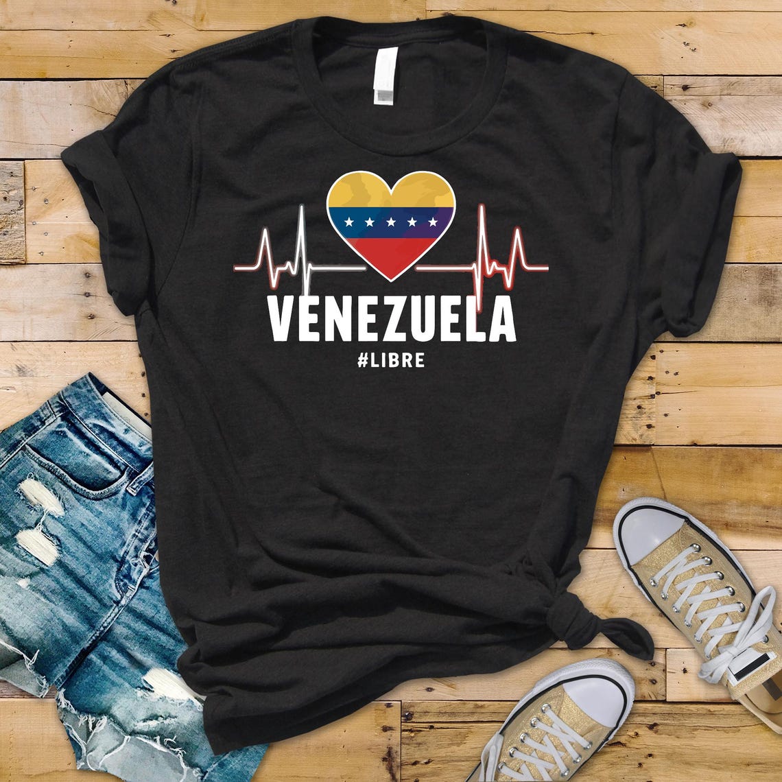 Venezuelan Flag Heartbeat Design | Pride Sublimation (PNG, SVG) - Etsy