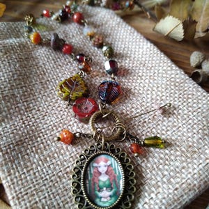 Imbolc Original and Unique Handmade Necklace Wearable Art Witchcore ...