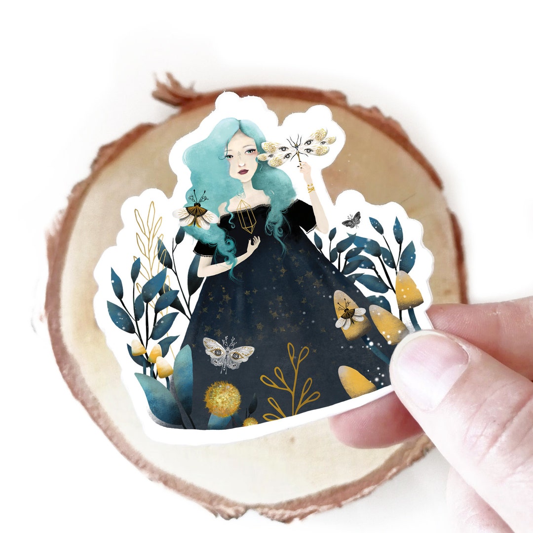 Midnight Witch - Vinyl Sticker - Esotericism - Witchery - Etsy