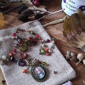 Imbolc Original and Unique Handmade Necklace Wearable Art Witchcore ...