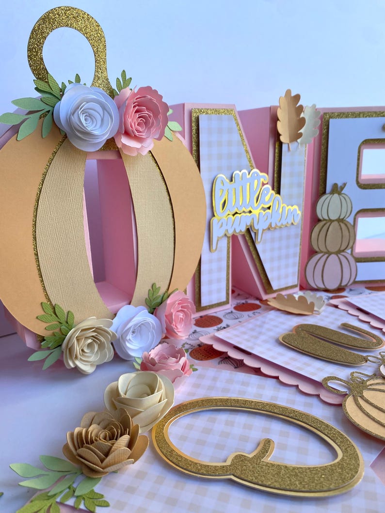 Pumpkin High Chair Banner, Pumpkin Birthday Decor, One Little Pumpkin ...