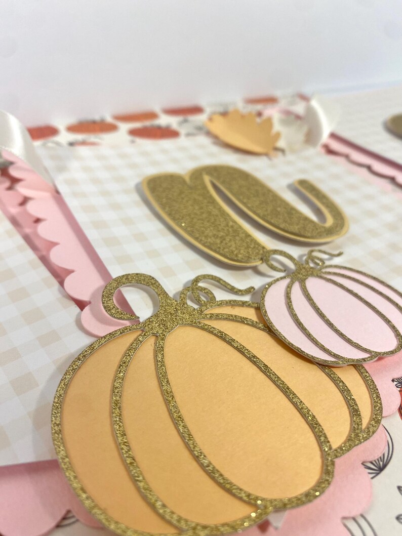 Pumpkin High Chair Banner, Pumpkin Birthday Decor, One Little Pumpkin ...