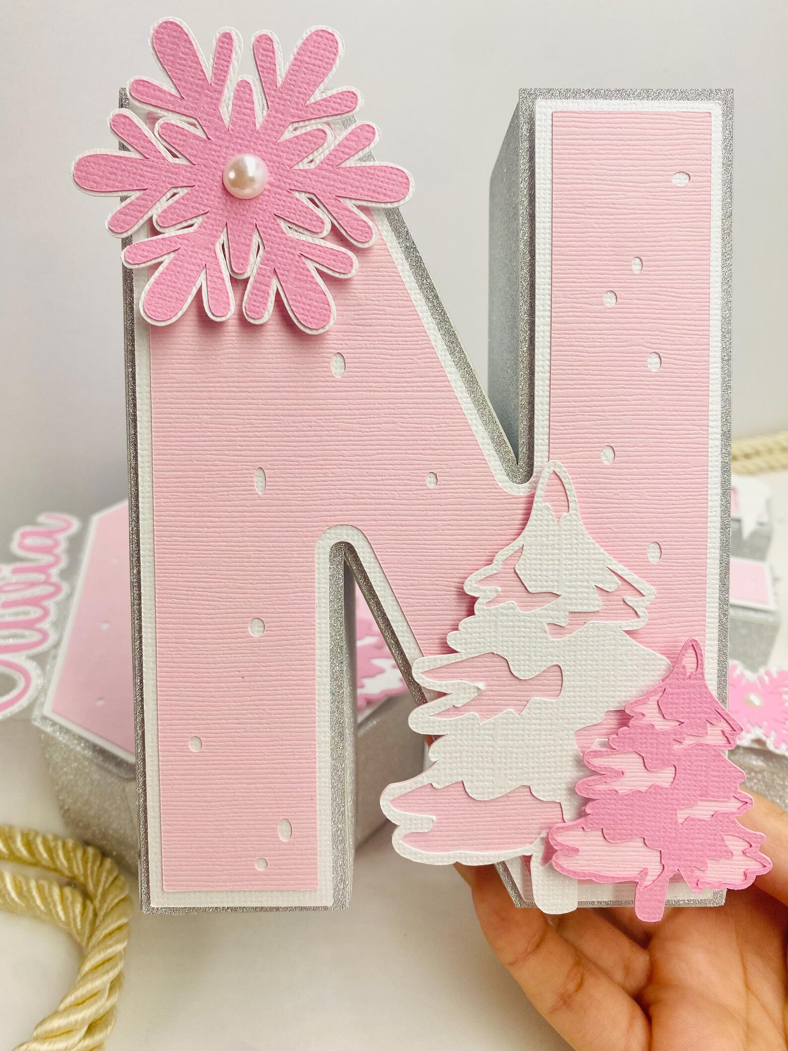 Winter Onederland 3D Letters, Winter Onederland Party Decor, Winter ...