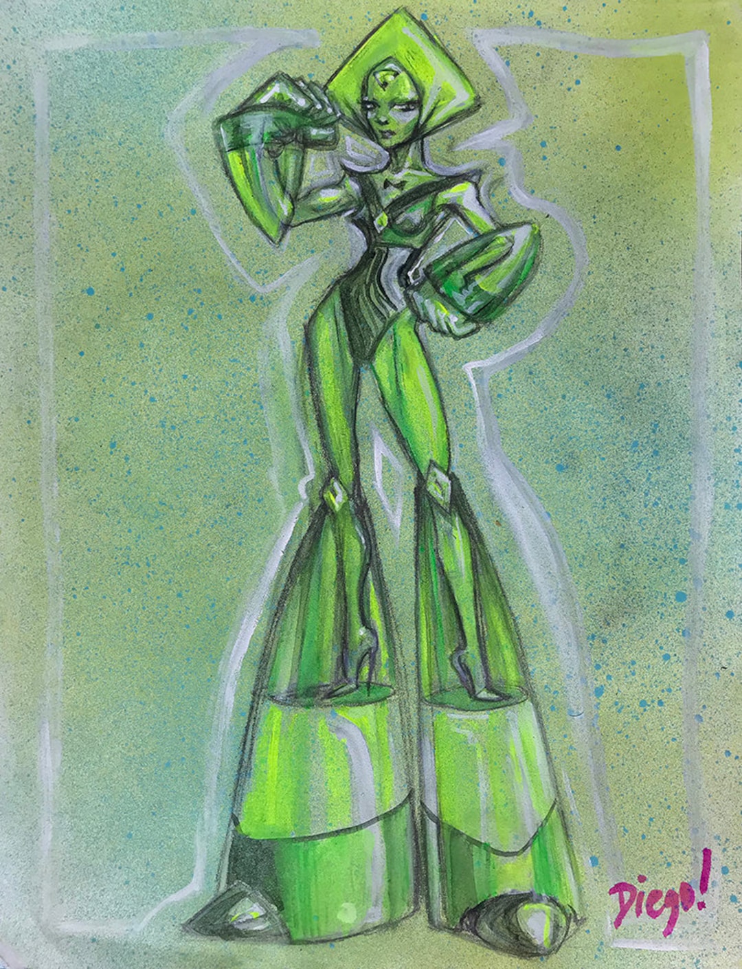 Steven Universe, Peridot and Their Limb Enhancers PRINT Crystal Gems ...