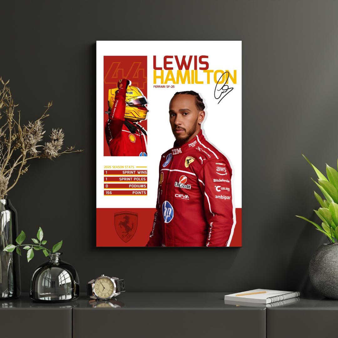 Lewis Hamilton - Season 2025 - Etsy