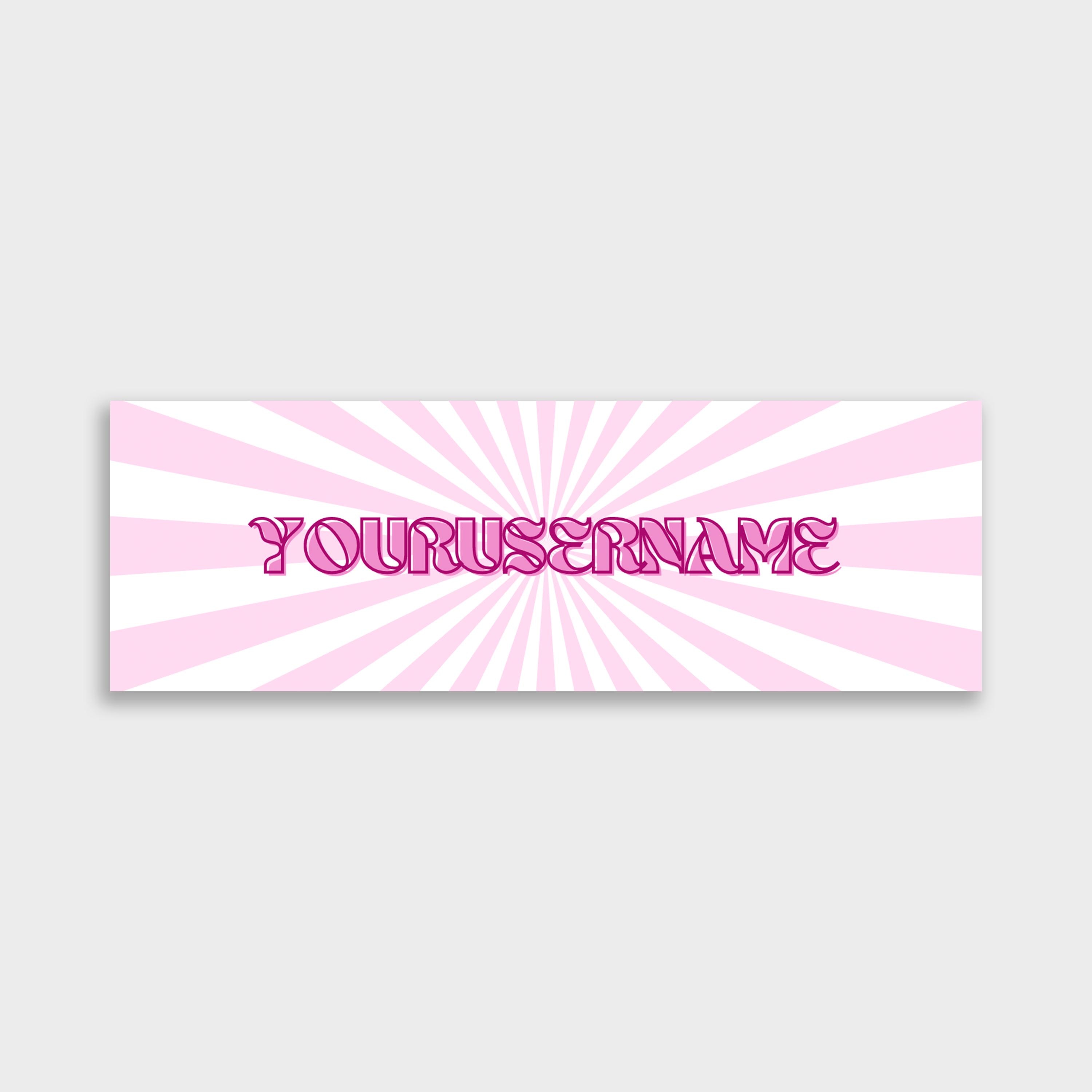 Candyland Twitter Header- Canva Template, Customizable Social Media ...