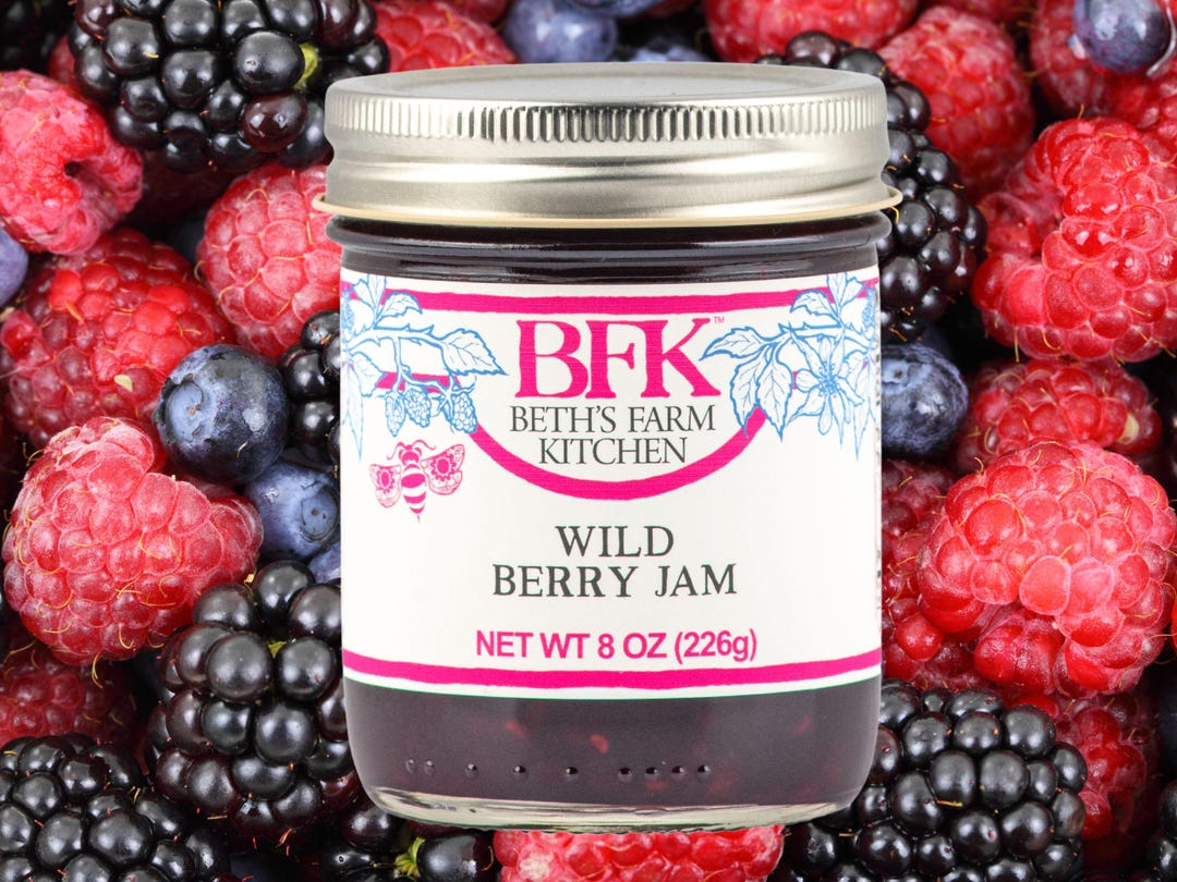 Cherry Apricot Jam Homemade Fruit Spread Vegan Low Sugar Cherry ...
