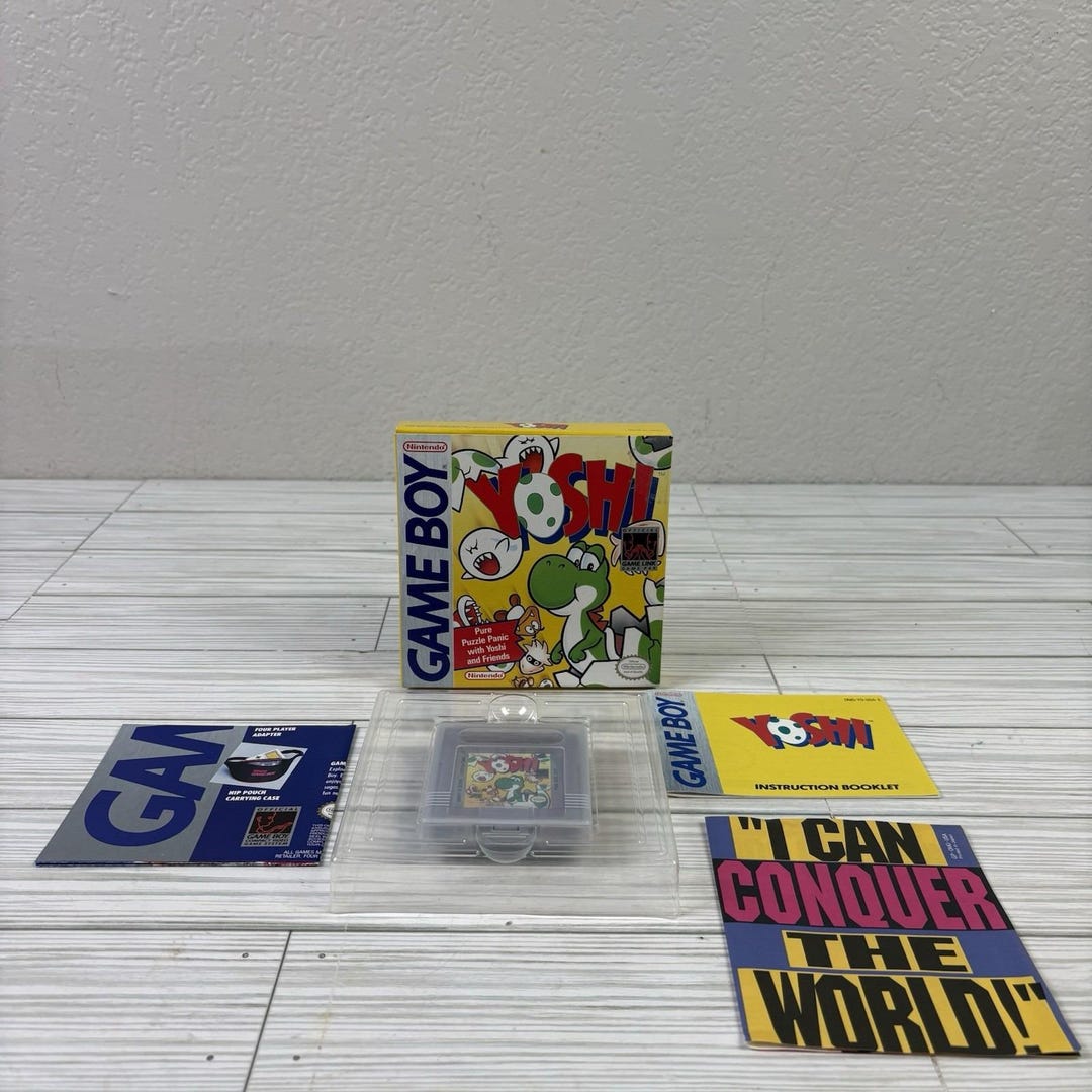 Yoshi for Nintendo Gameboy Complete in Box CIB Great Condition - Etsy