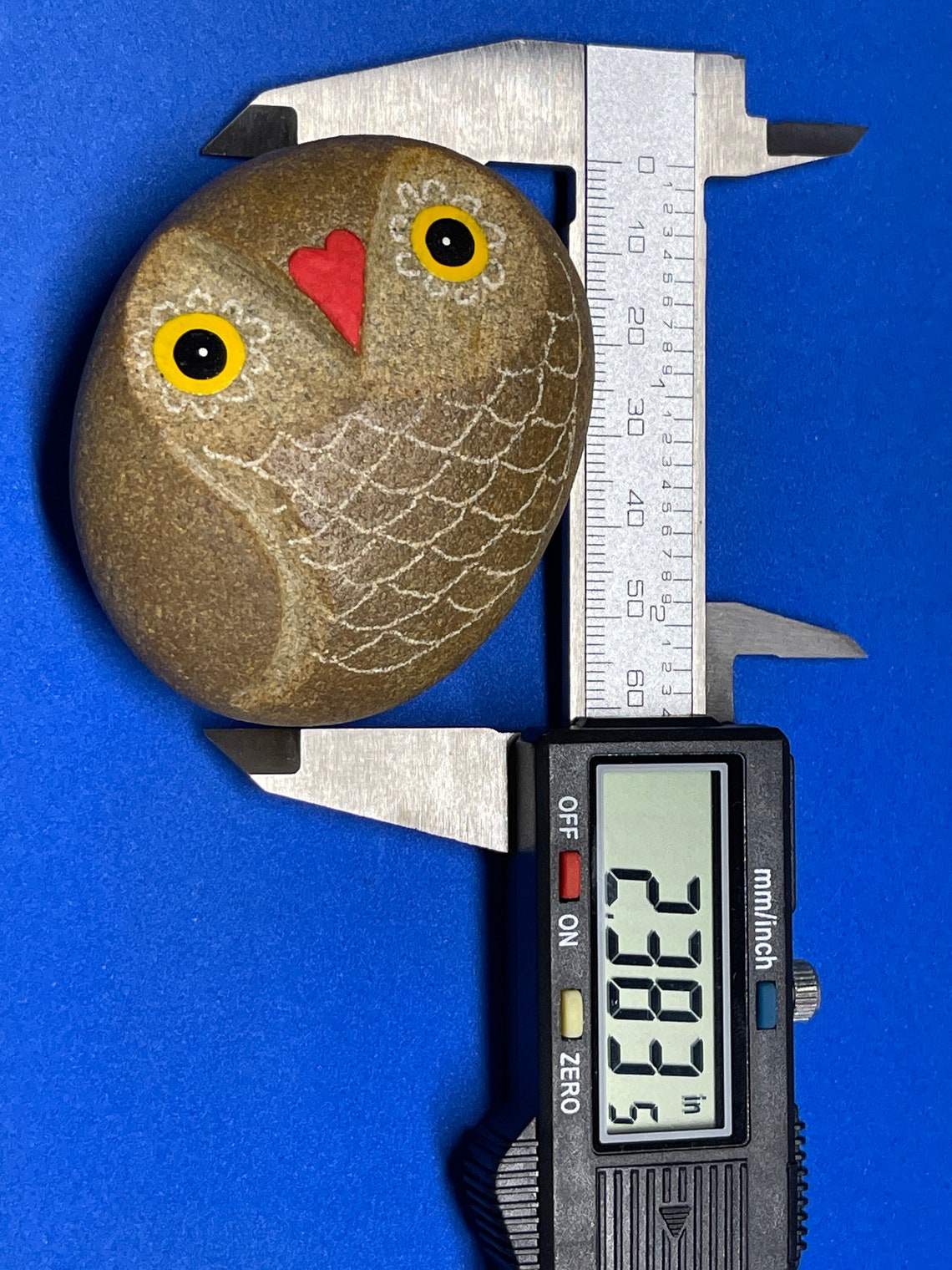 Fridge Magnets Hand Carved and Painted Pebble Owls Magnets - Etsy