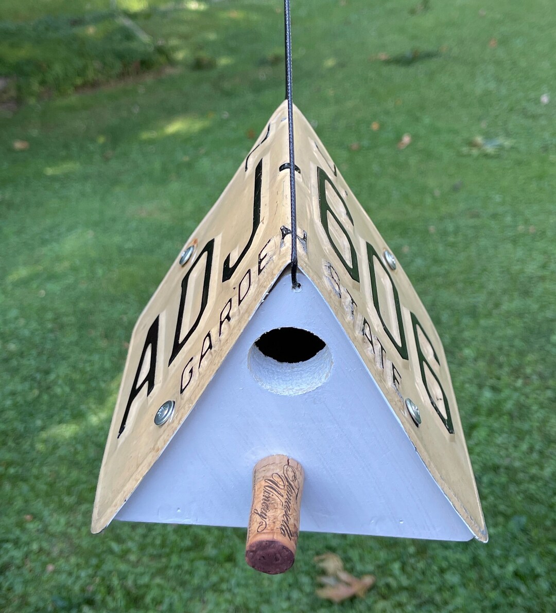 Upcycled A Frame Reclaimed Bird House/nest Box for House Wren Chickadee ...