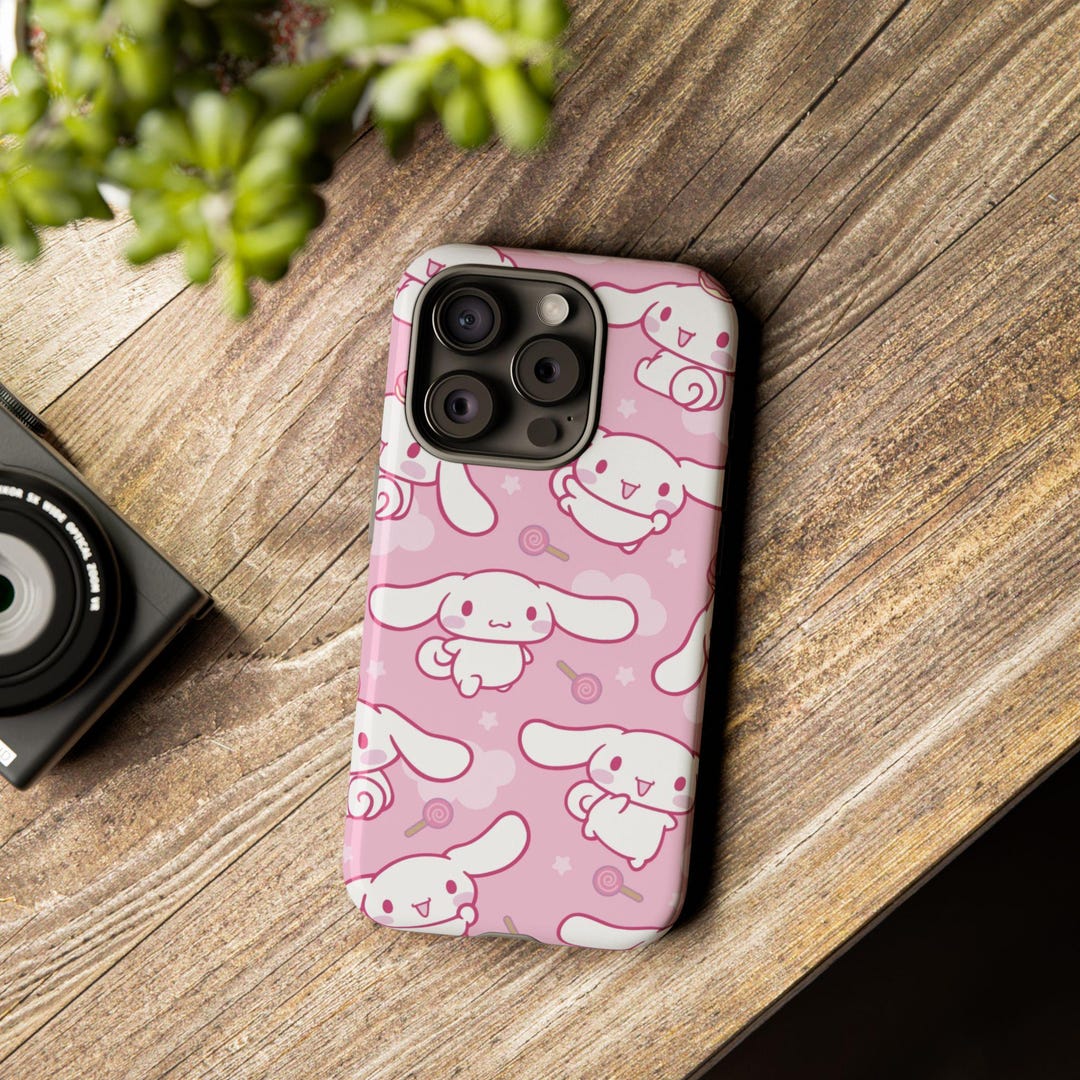 Pink Cinnamoroll Hello Kitty Sanrio iPhone Case, Cute iPhone Case 15 14 ...