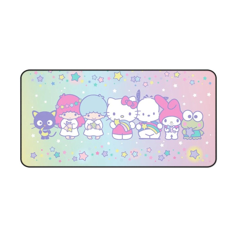 Hello Kitty and Friends Cute Sanrio Desk Mat - Etsy