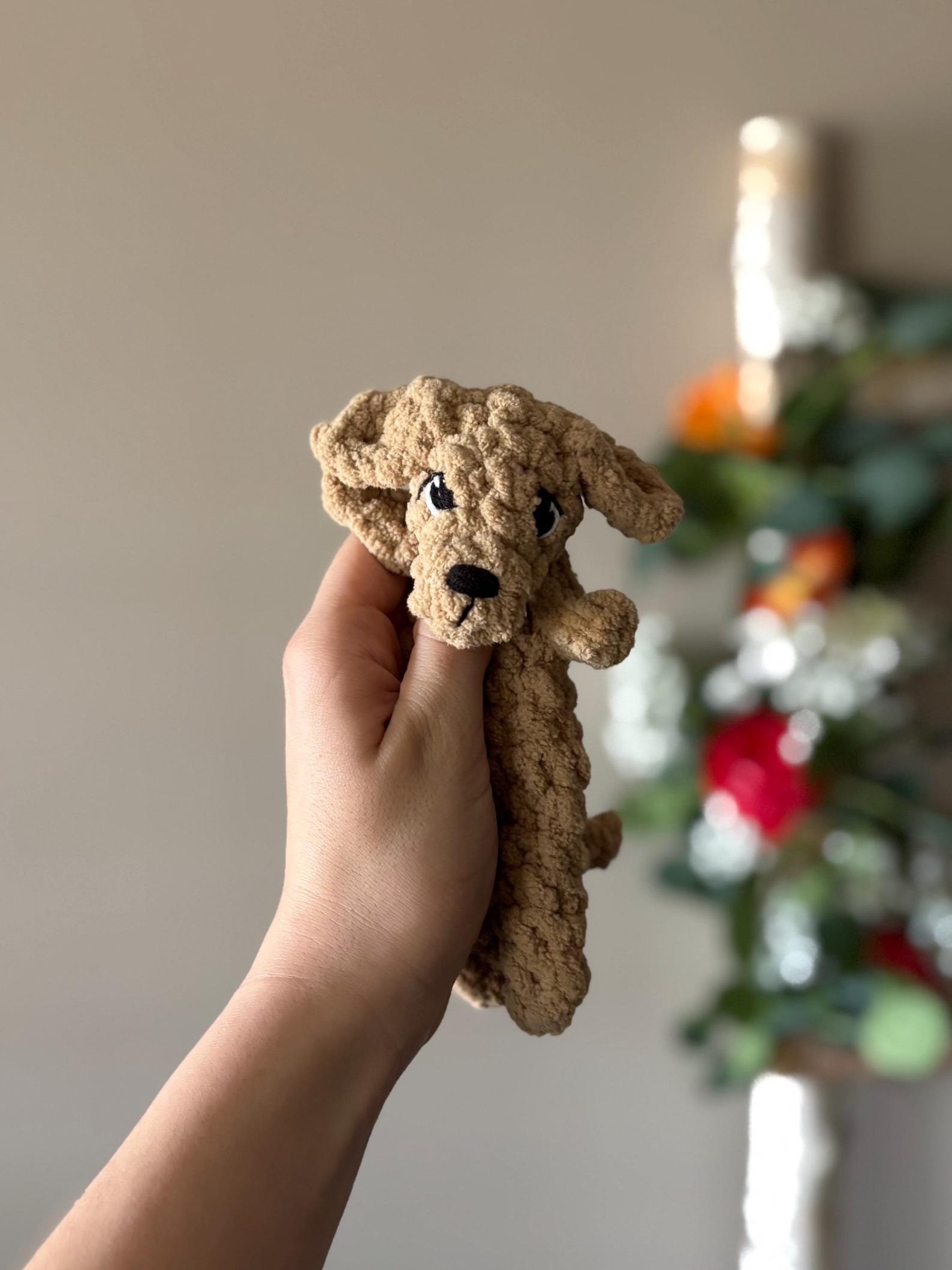 Crochet Mini Lab Puppy Lovey: Hand Embroidered Plush Dog - Etsy