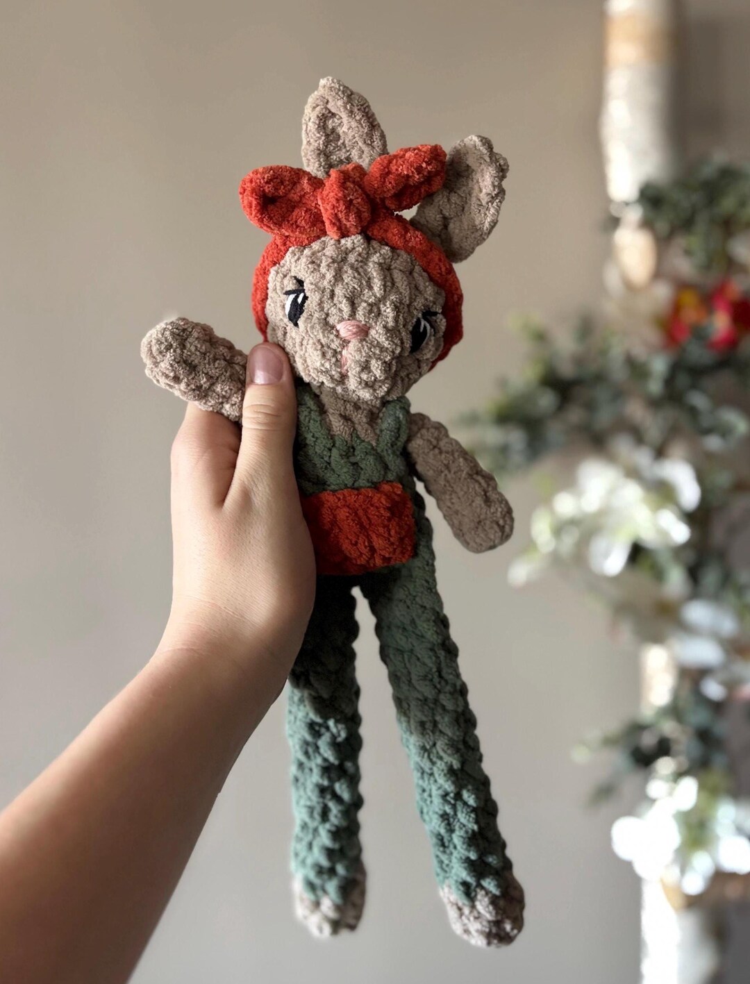 Brie the Bunny, Rabbit Crochet Lovey, Baby Shower Gift, Baby Gift ...