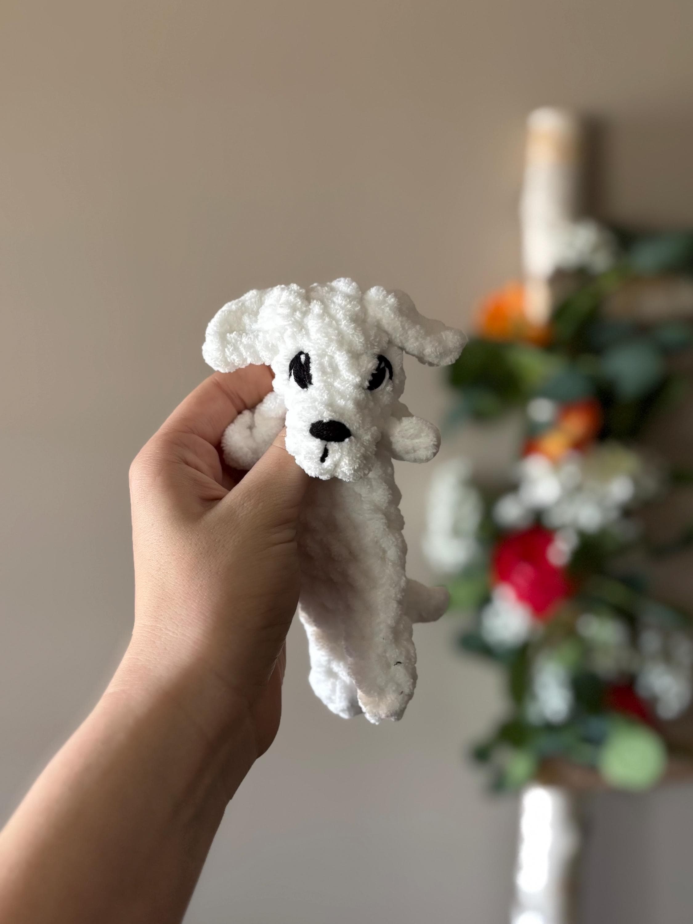Crochet Mini Lab Puppy Lovey: Hand Embroidered Plush Dog - Etsy