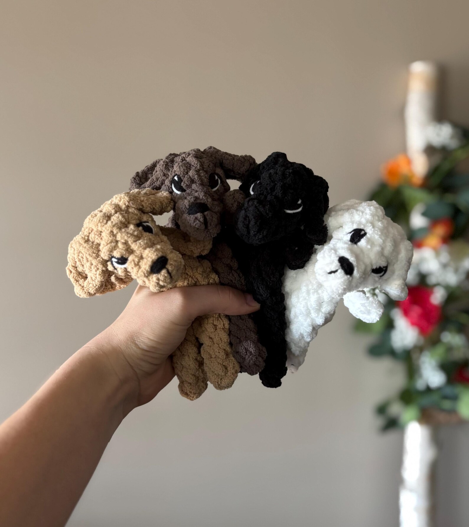 Crochet Mini Lab Puppy Lovey: Hand Embroidered Plush Dog - Etsy