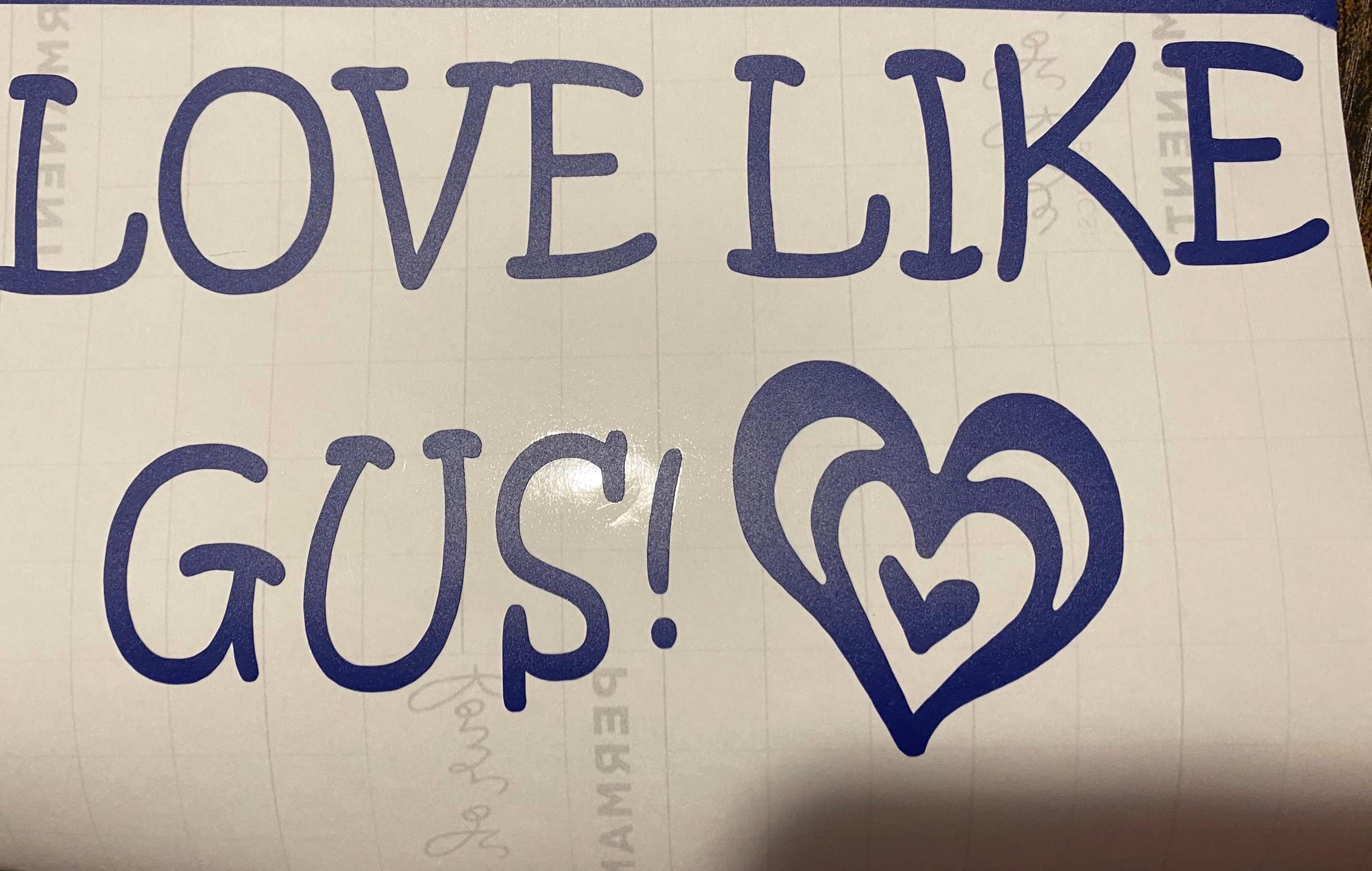 Love Like Gus - Etsy