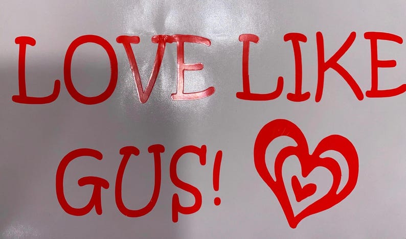 Love Like Gus - Etsy