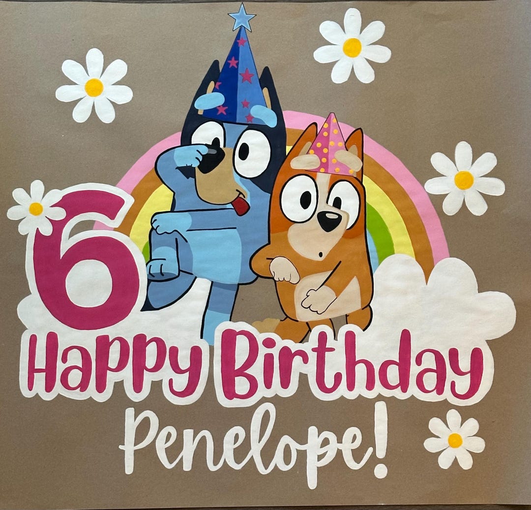 Celebrating With Bluey - Etsy