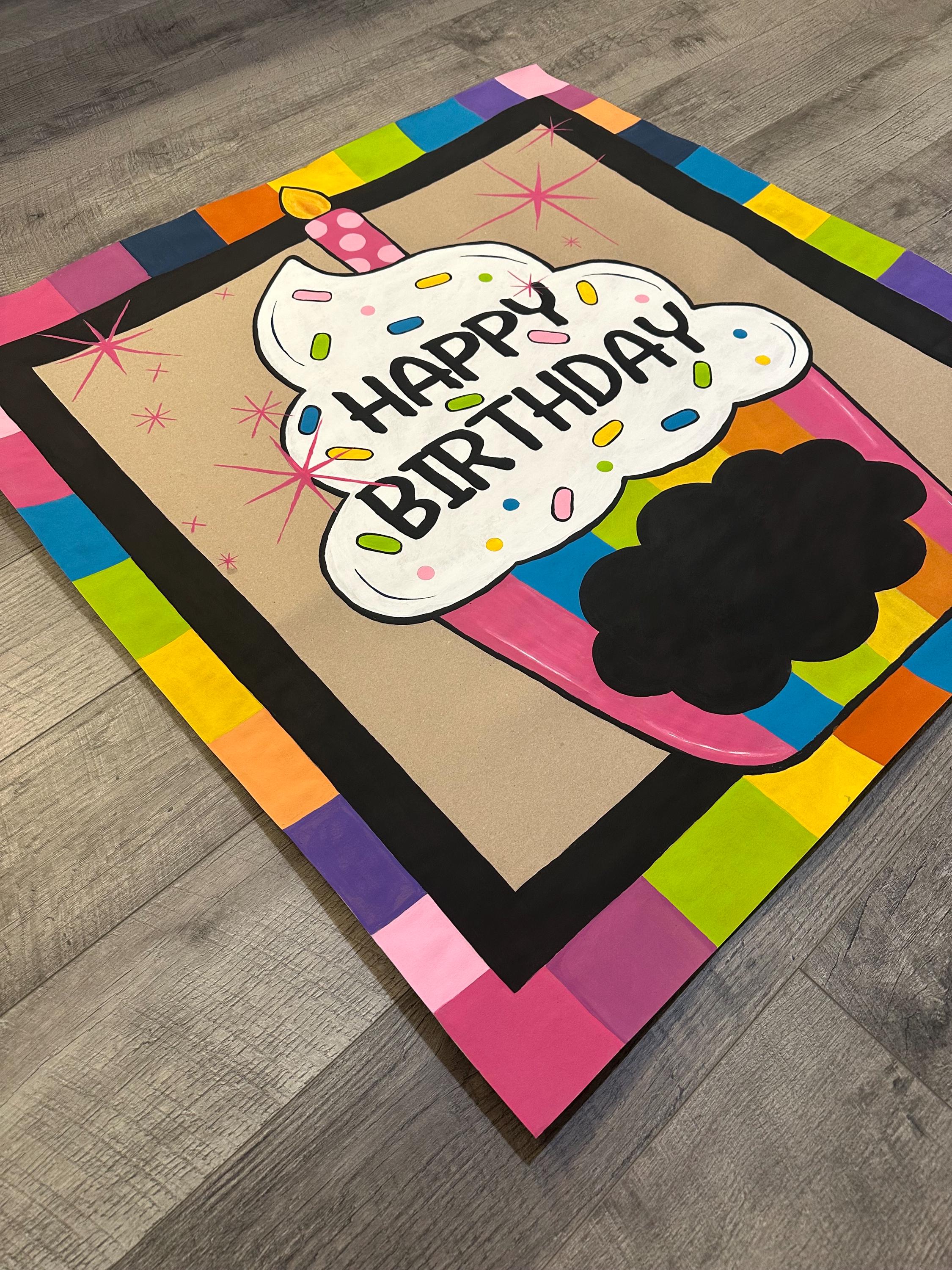 Birthday Party Banner/ Cupcake - Etsy