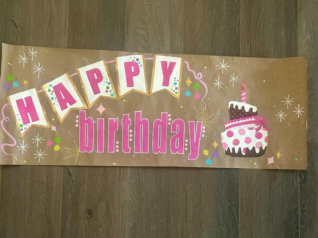 Birthday Banner - Etsy