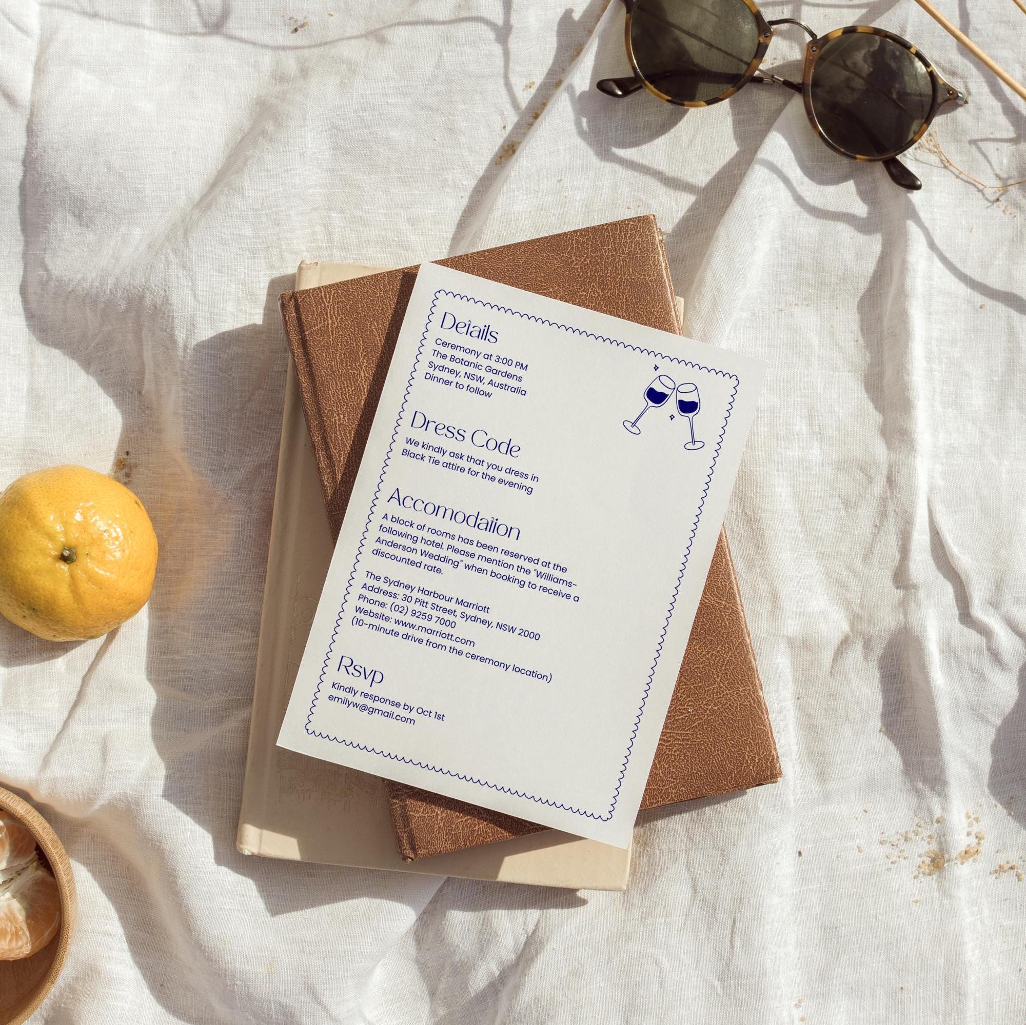 Corgi Wedding Invitation Template: Whimsical Hand-drawn Design (digital ...