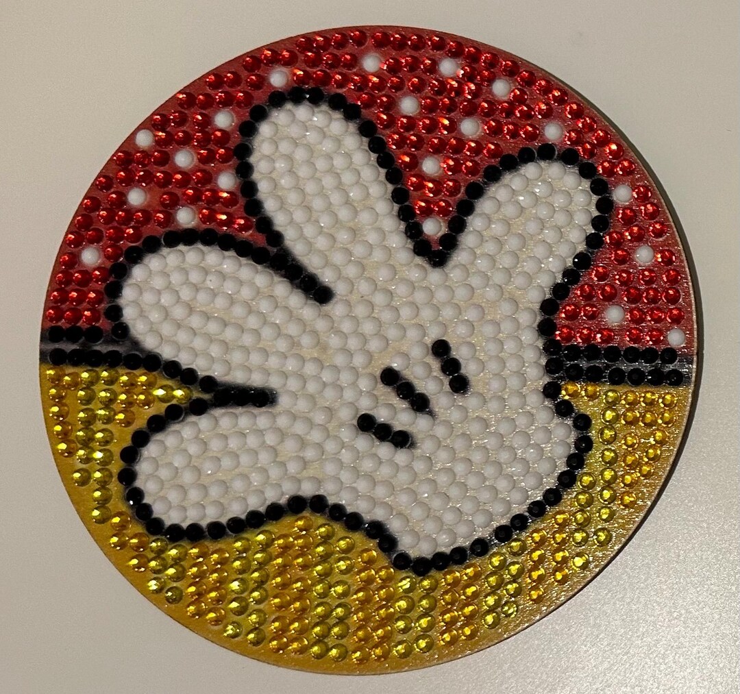 Mickey & Minnie Mouse Completed 5D Diamond Coasters - Etsy UK