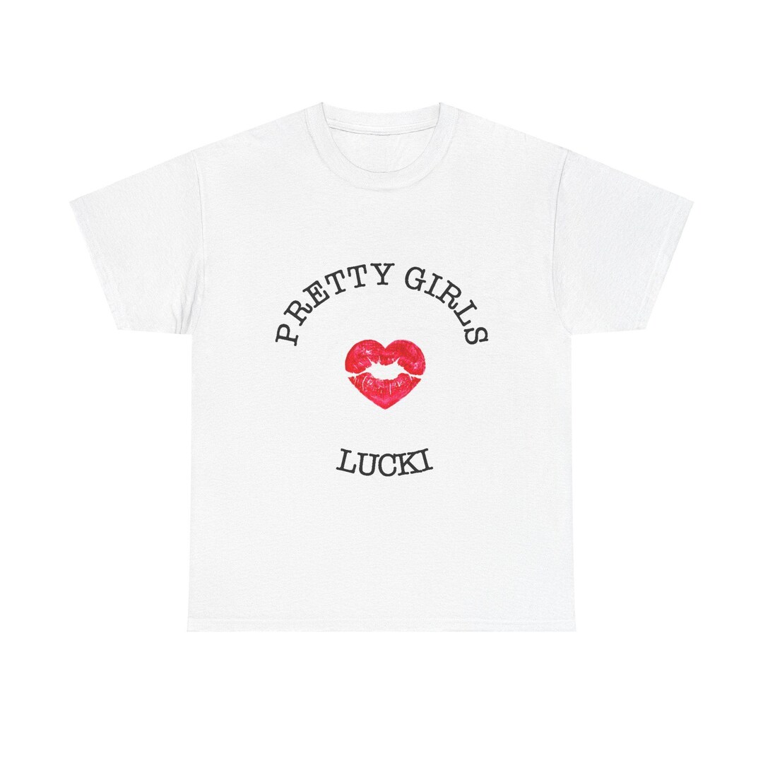 Pretty Girls Heart Lucki Rapper Tee I Heart NY Inspired Graphic Tee - Etsy