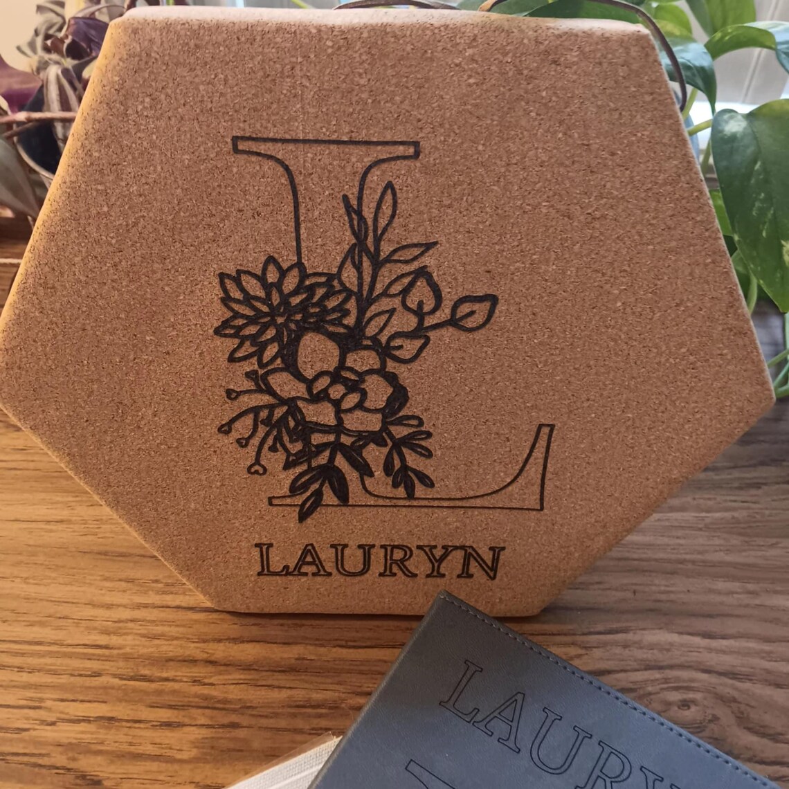 Personalized Bulletin Cork Board and Writing Journal - Etsy