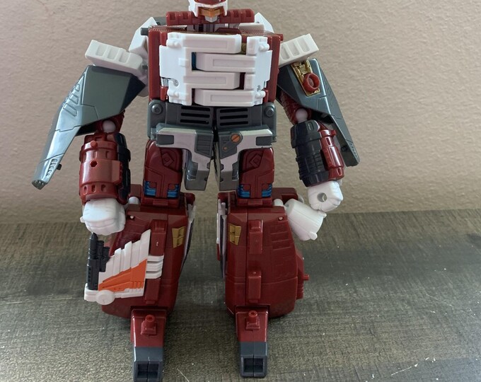 Transformers Cybertron Jetfire Voyager Class 2005 Red White Jet – Read ...