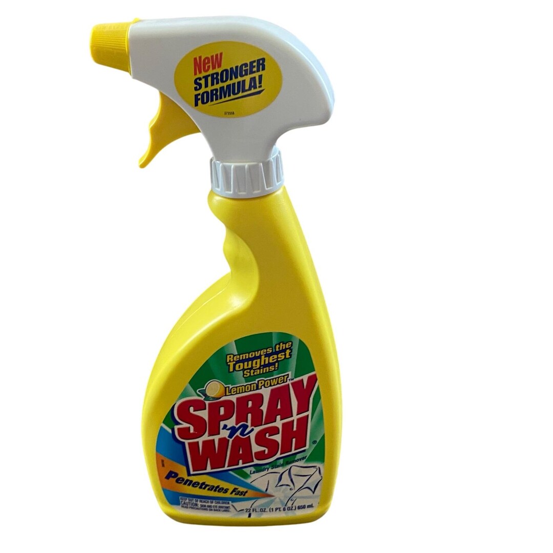 Vintage Spray 'n Wash Lemon Power Laundry Stain Remover Tough Stains 22 ...