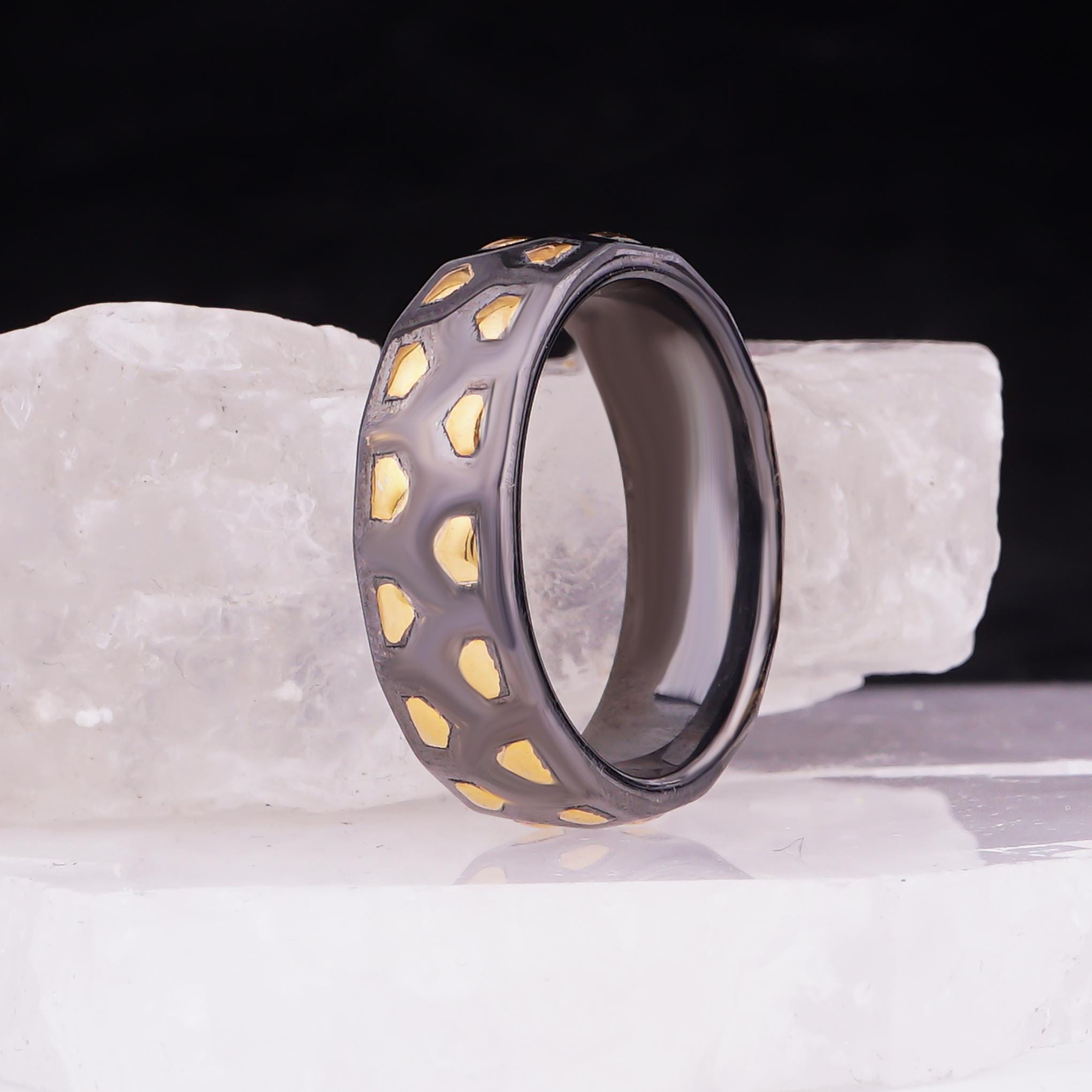 Dwarven Ring Sterling Silver, Mens Dwarf Ring, Unique Wedding Band ...