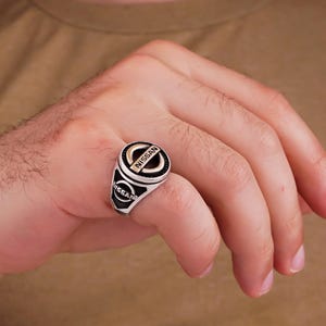 Nissan Ring Sterling Silver, Nissan Logo Jewelry, Nissan Car Ring ...