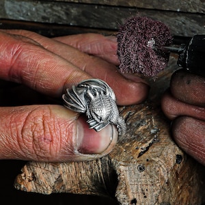 Toothless Ring Sterling Silver, How to Train Your Dragon Ring, Unisex ...