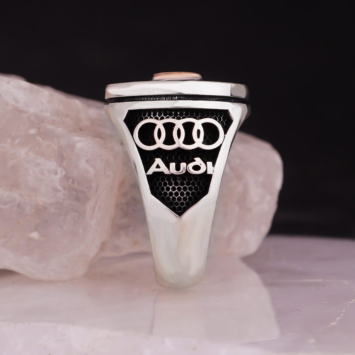 Audi Ring Sterling Silver, Unisex Audi Jewelry, Audi Car Accessories ...