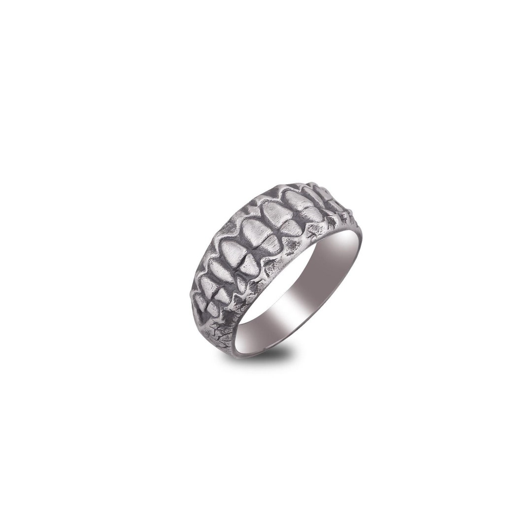 Mouth Ring Sterling Silver, Teeth Ring Silver 925, Artistic Teeth Ring ...