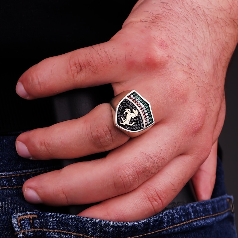 Ferrari Ring, Formula One Ring, Italian Horse Ring, Italian Ring for ...