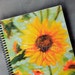 Big Yellow Sunflower Writing Journal Spiral-bound Notebook - Etsy