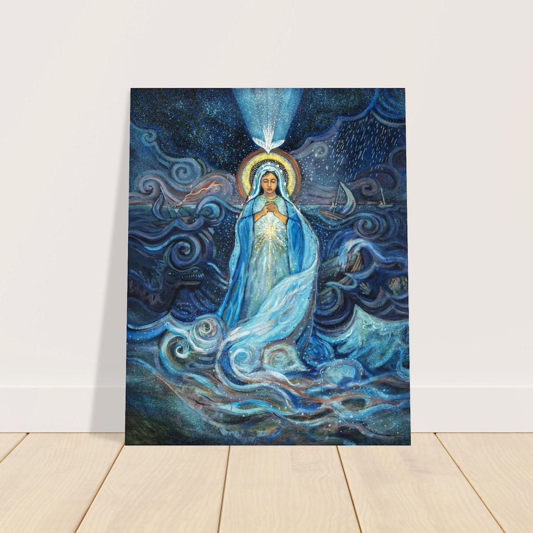 Stella Maris, Star of the Sea Blessed Mother Poster - Etsy