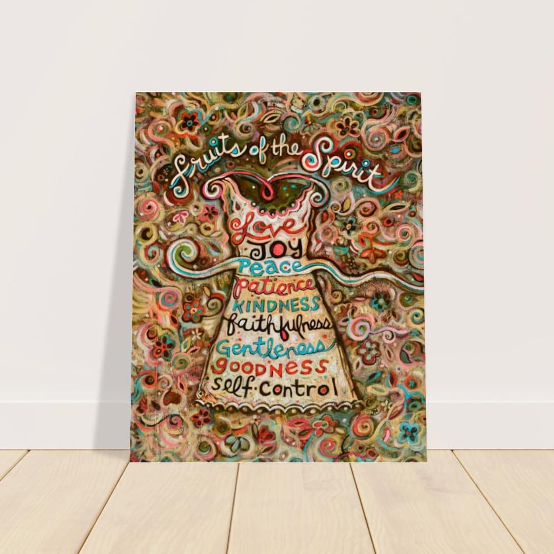 Fruits of the Holy Spirit Poster, Confirmation Gift, Galatians 5 ...